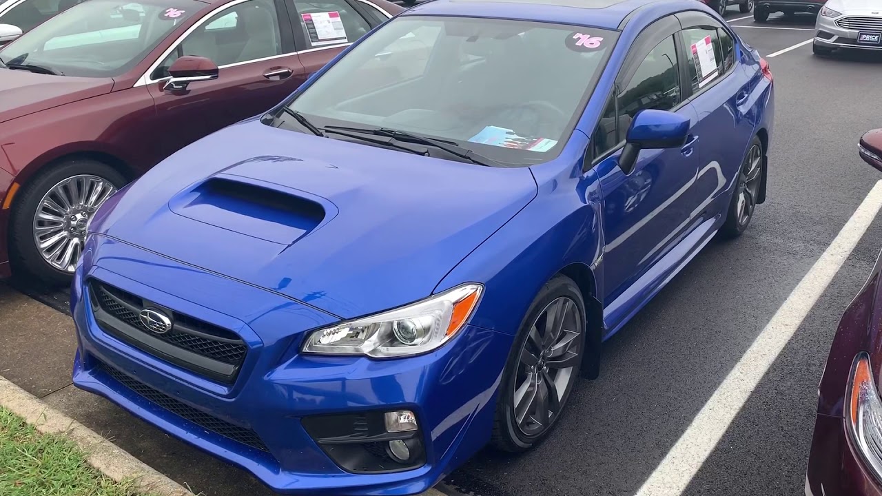 2016 Subaru WRX Premium Stock # : G9802782 - YouTube