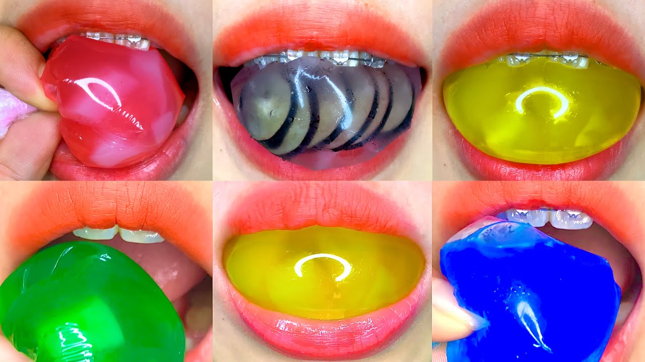 asmr 20 FOOD eating sounds - YouTube