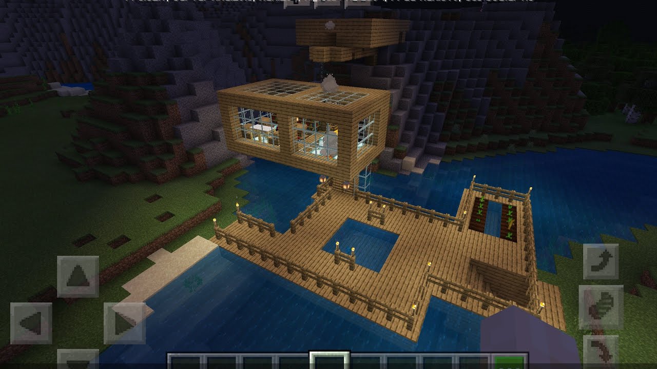 Tour of " The Hanging House " Minecraft - YouTube