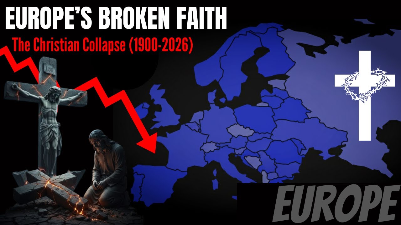 SHOCKING STATS: Europe's Christian Population COLLAPSE (1900-2026 ...