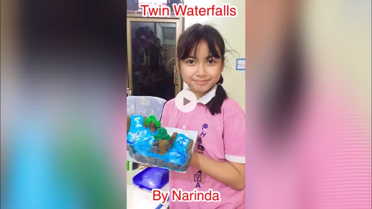 Clay Model Waterfalls - YouTube