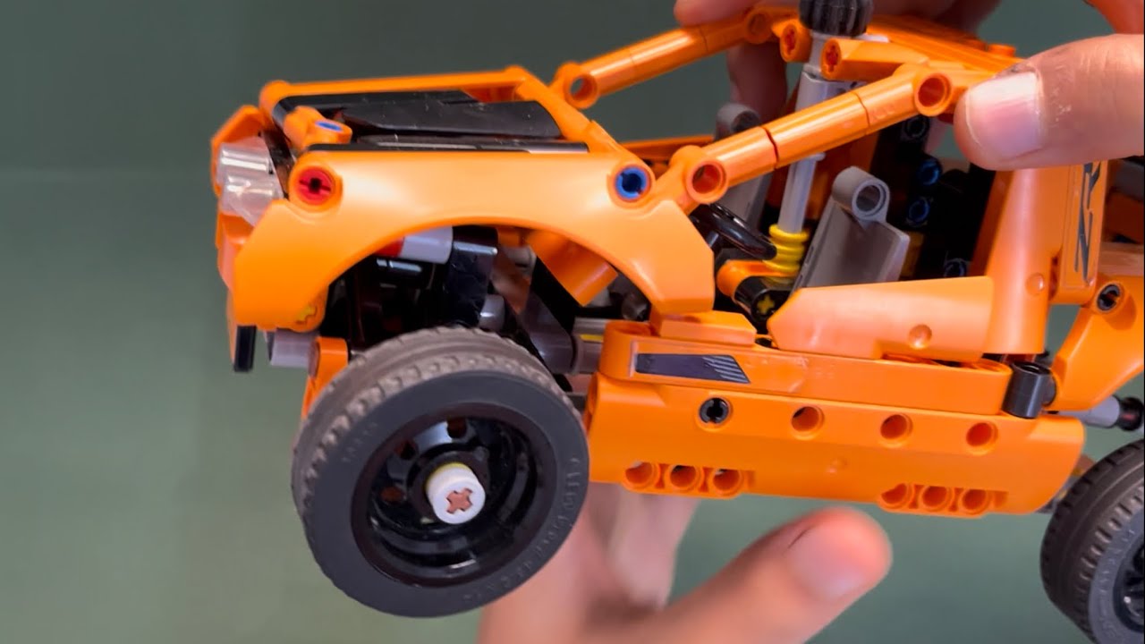 Lego Sand Buggy Recreated (Technic) Free Instructions - YouTube