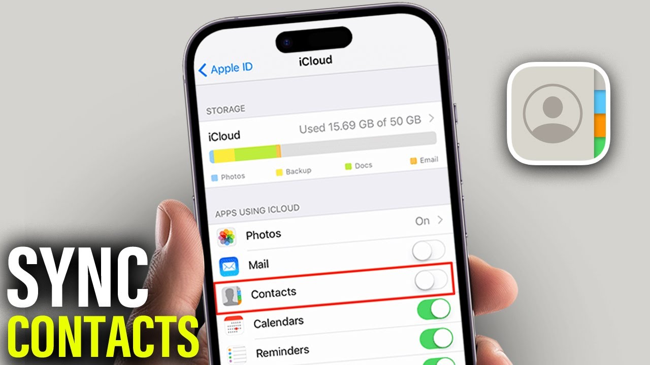 How To Sync Contacts On iPhone (ANY iPhone) - YouTube