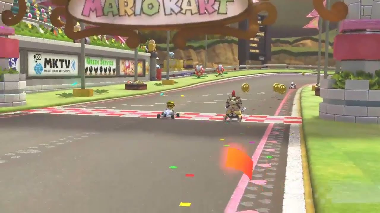 Lucky Close Call Finish [Mario Kart 8 Deluxe] - YouTube
