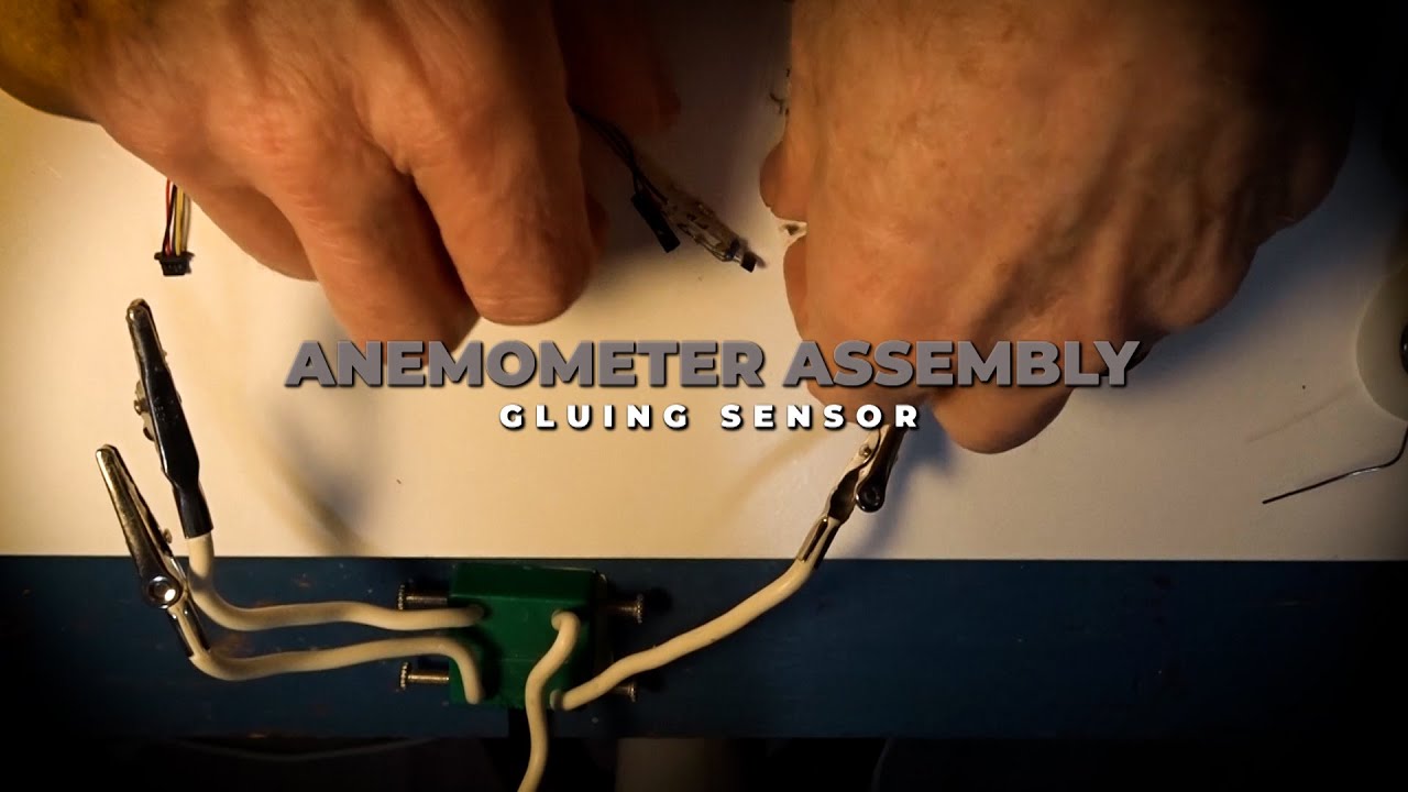 Anemometer - 2 -Gluing the Sensor - YouTube