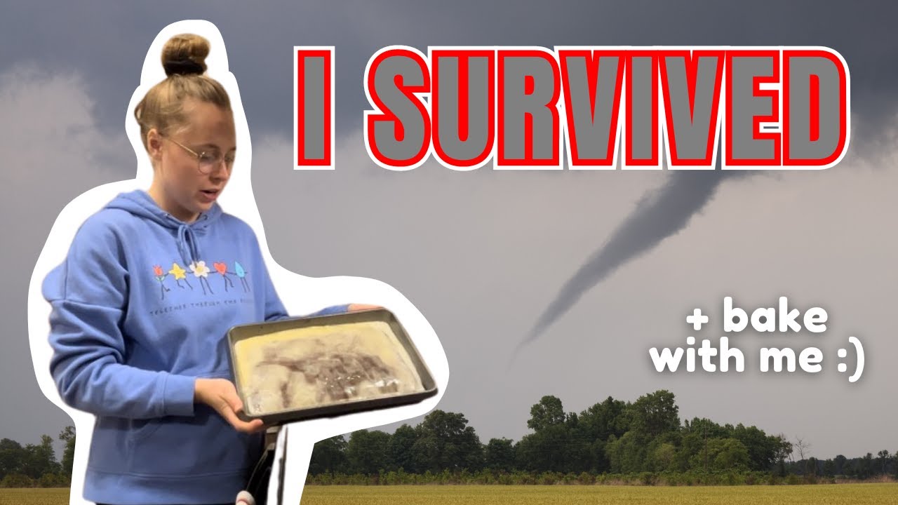 baking a cake because i survived a tornado - YouTube