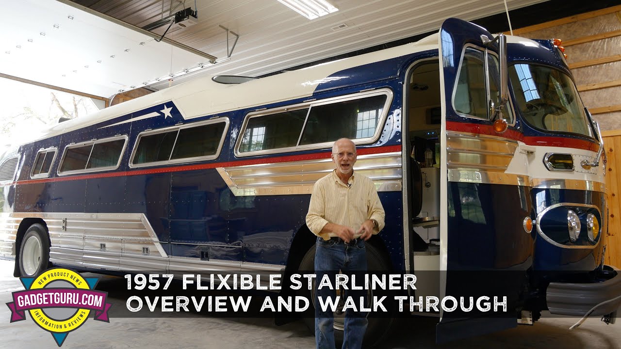 1957 Flxible Starliner - Restored Vintage Retro Bus Walk Through - YouTube