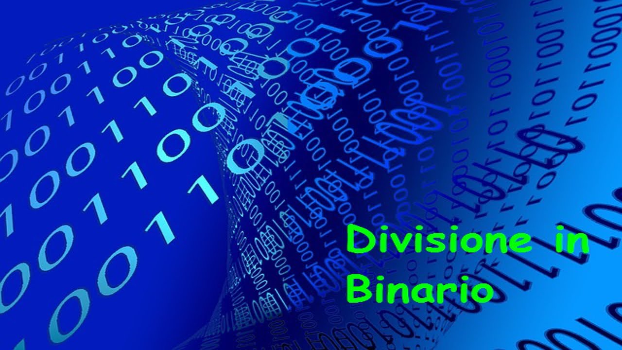 Divisione di due numeri binari - YouTube
