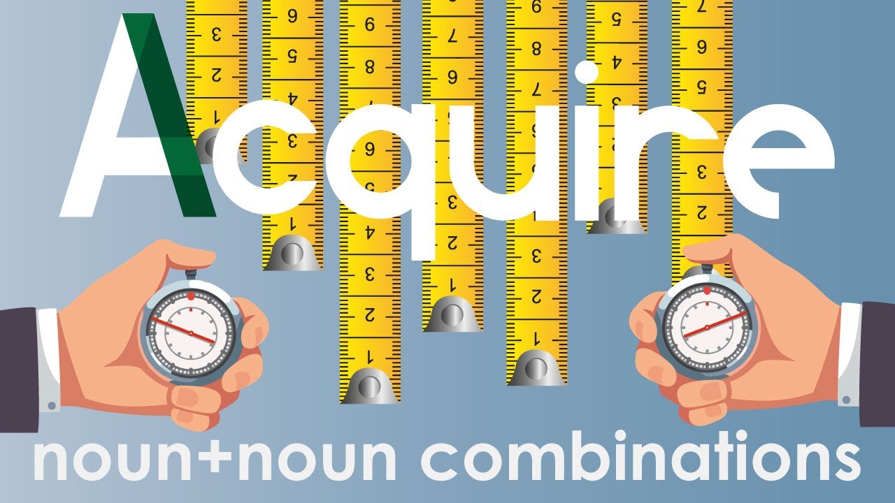 ACQUIRE GRAMMAR: Noun+ Noun Combinations - YouTube