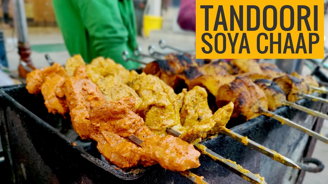 Patna Street Food Delicious Tandoori Soya Chaap in Patna | Best street ...