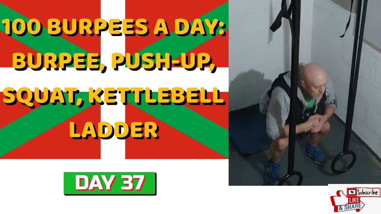 6-count burpee ladder including my 100 Burpees a day - day 37 (details ...