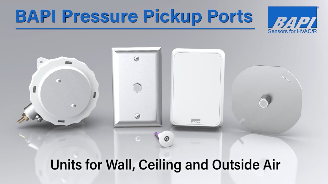 BAPI Pressure Pickup Ports - YouTube