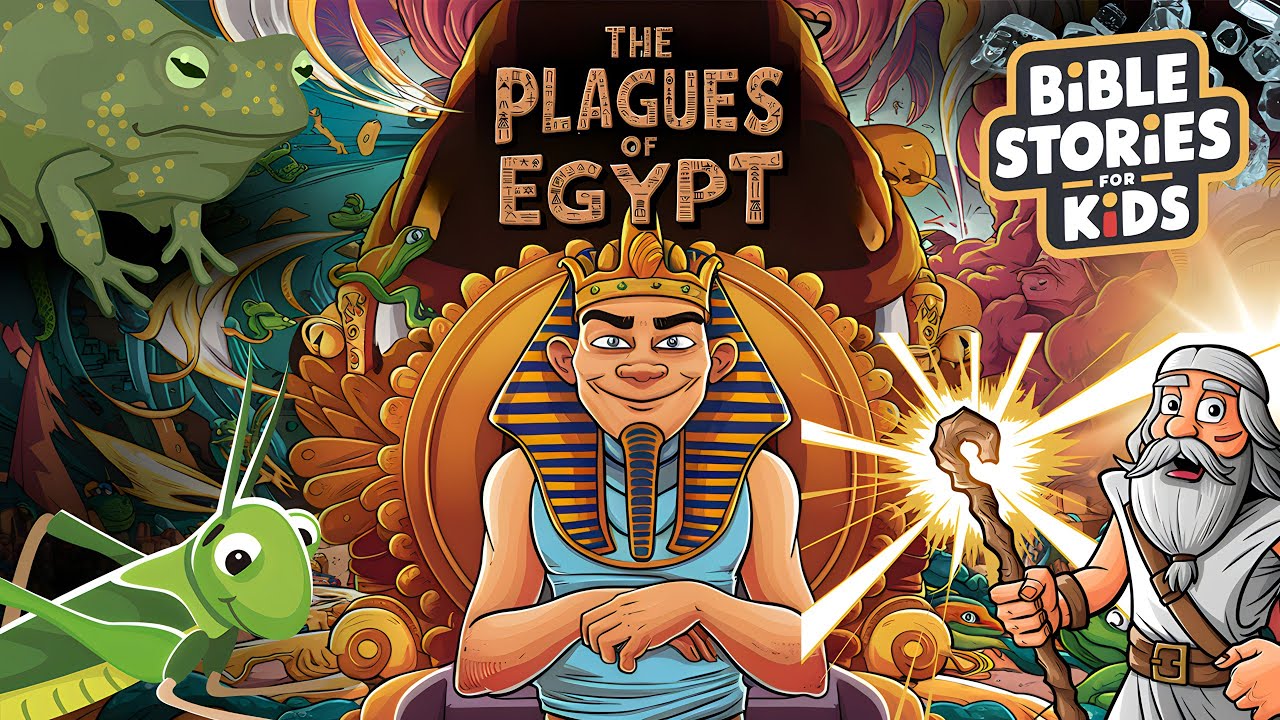 The Ten Plagues Of Egypt I Bible Stories For Kids - YouTube