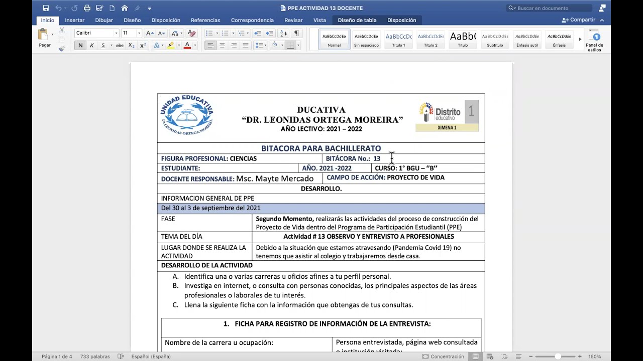 ACTIVIDAD 13 DE PPE: OBSERVO Y ENTREVISTO A PROFESIONALES - YouTube