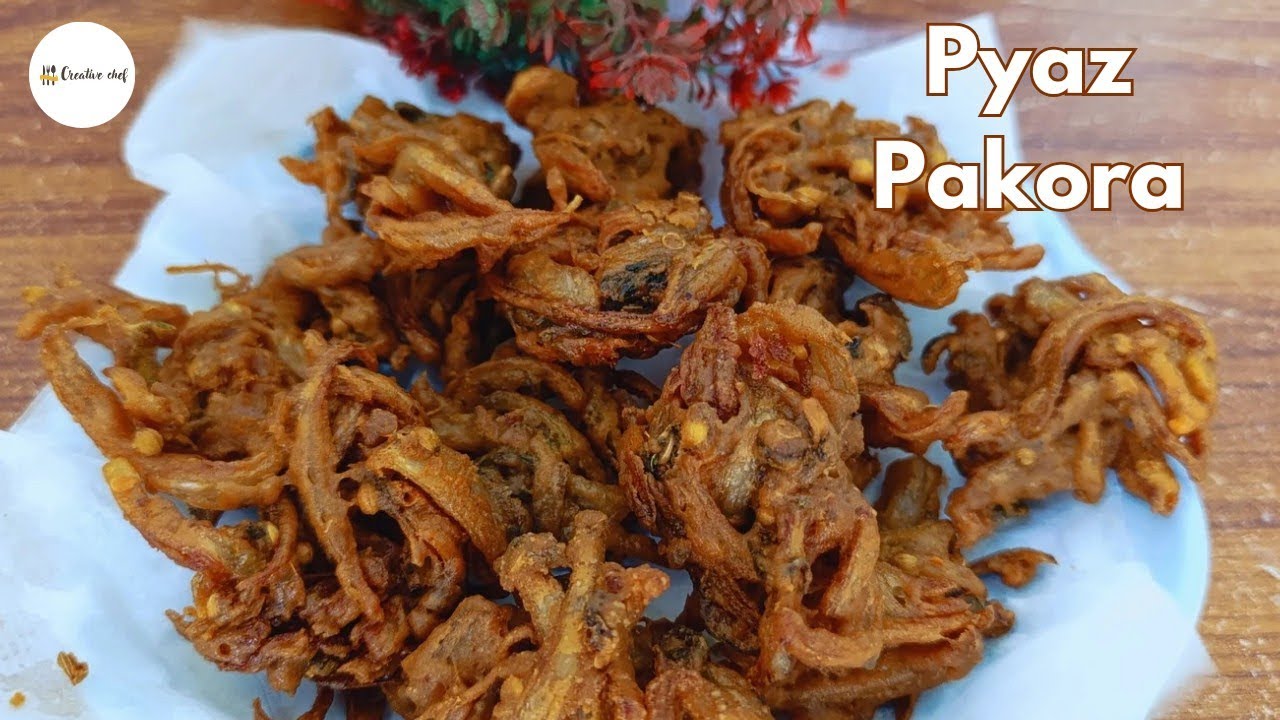 Crispy Onion Pakora | Pyaz Kay pakory | Teatime Snacks | Lachedar Pyaz ...