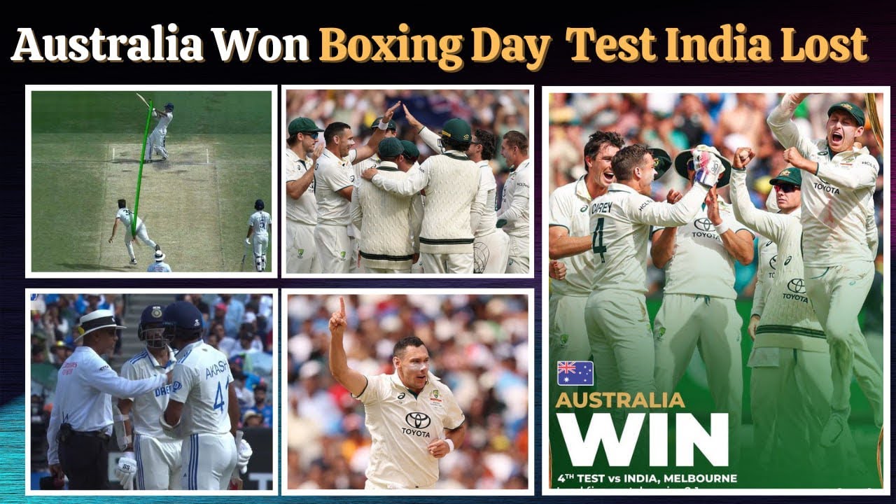 IND vs AUS : Australia Won Boxing Day Test Match Against India After 12 ...