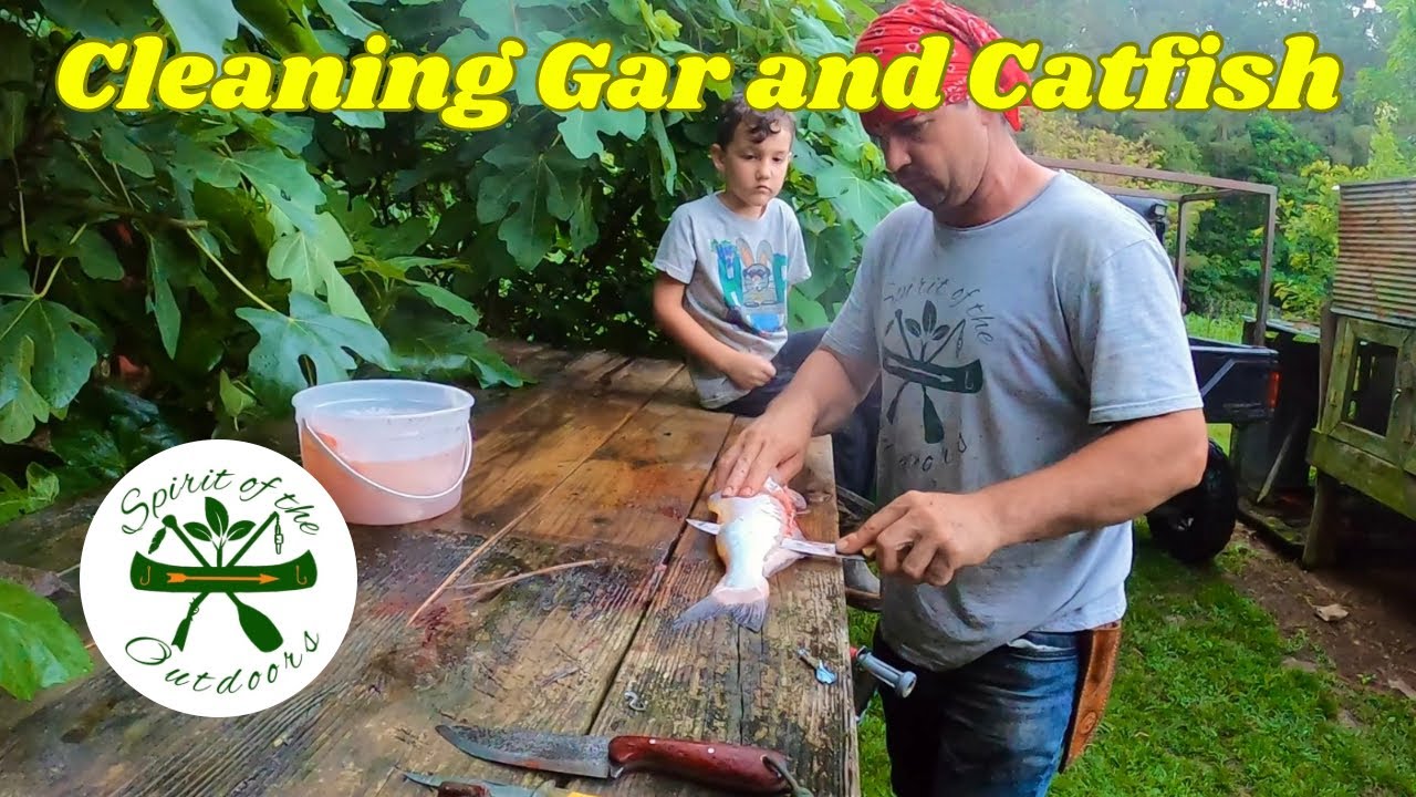 Cleaning Catfish and Gar - YouTube