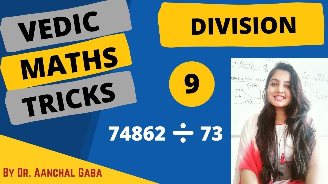 Division Method By Vedic Mathematics || Dhwajank method || Fast ...