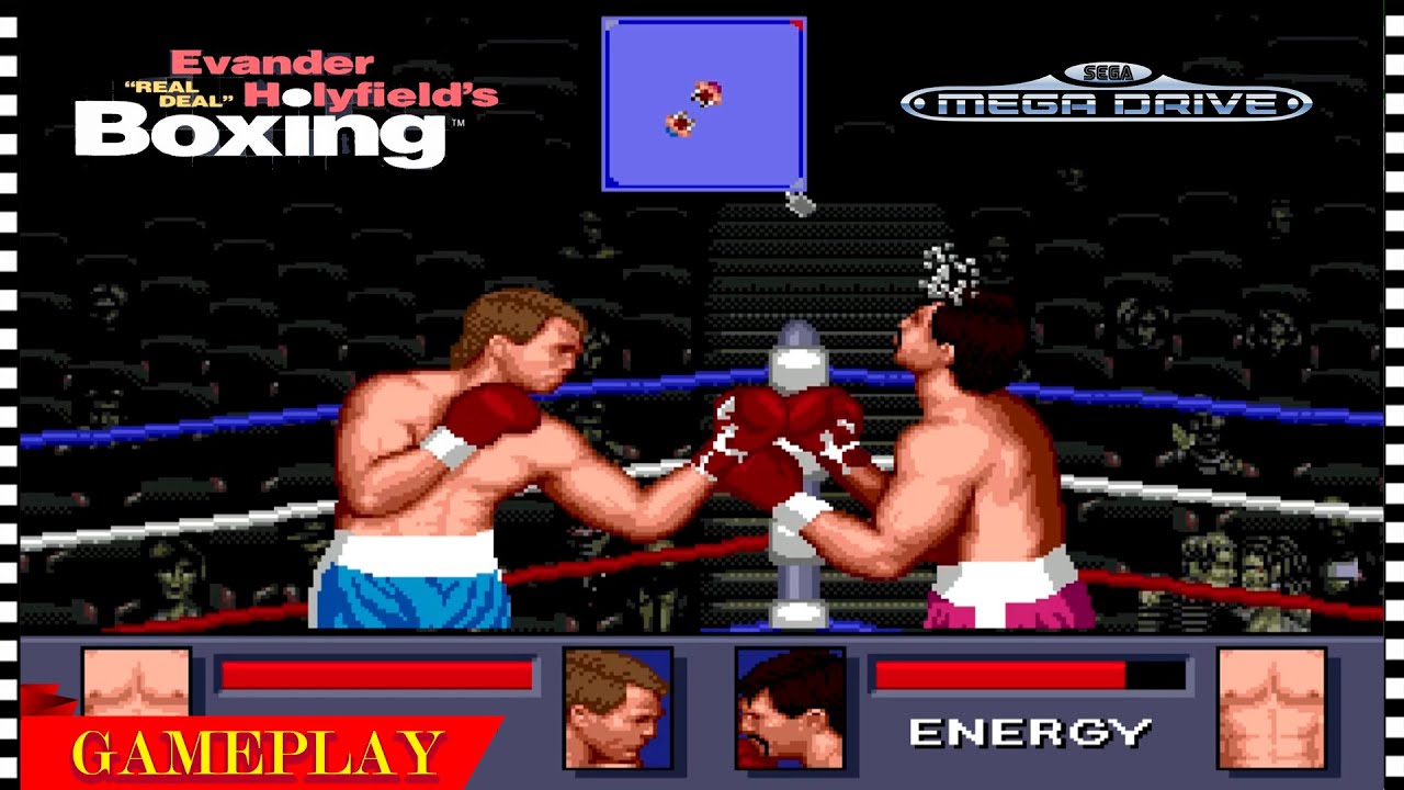 Sega Genesis/Mega Drive Gameplay: Evander Holyfield's Real Deal Boxing ...