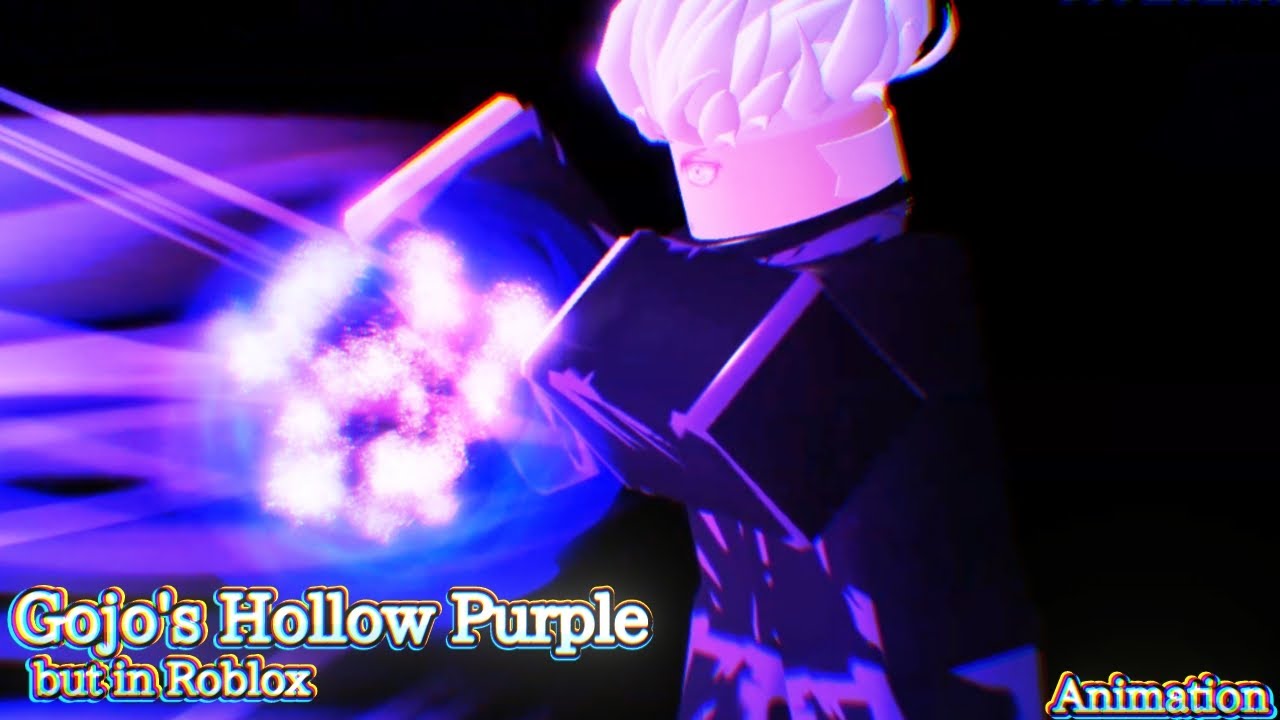 ROBLOX | Jujutsu Kaisen: Gojo's Hollow Purple Technique but recreated ...