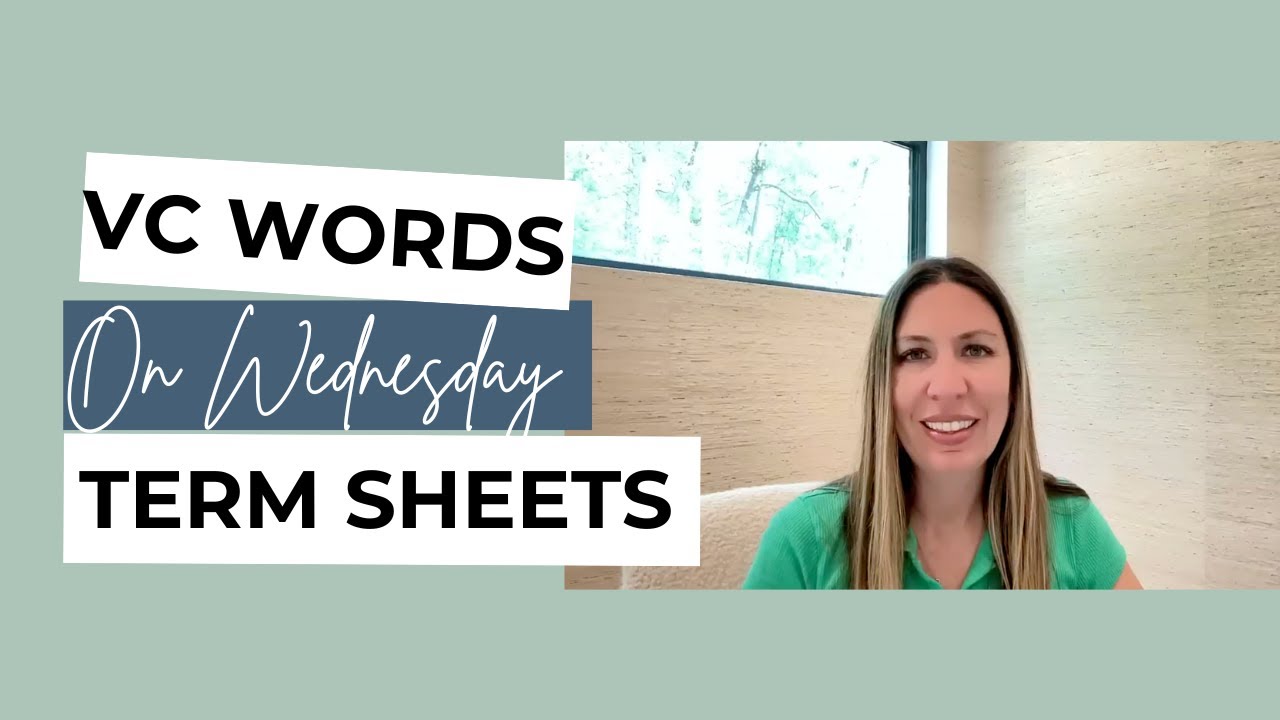 Term Sheets-VC Words On Wednesday - YouTube