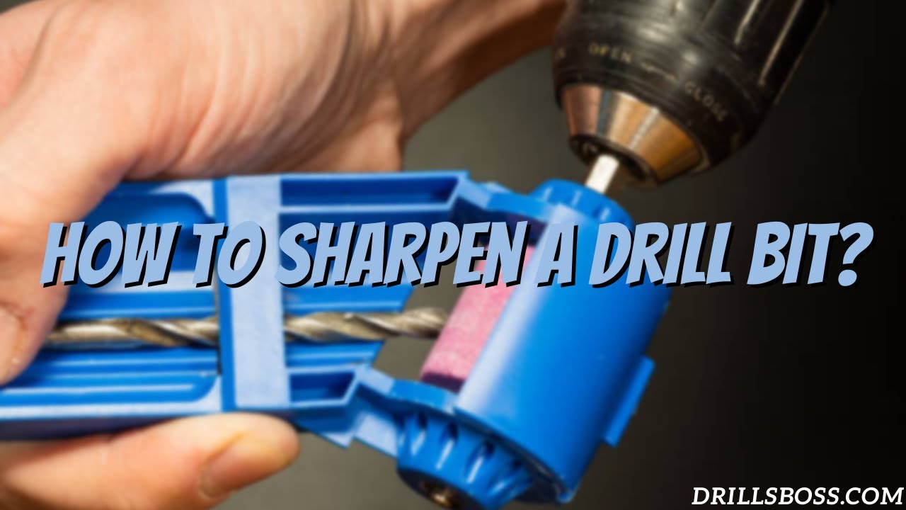 How to sharpen a drill bit? - YouTube