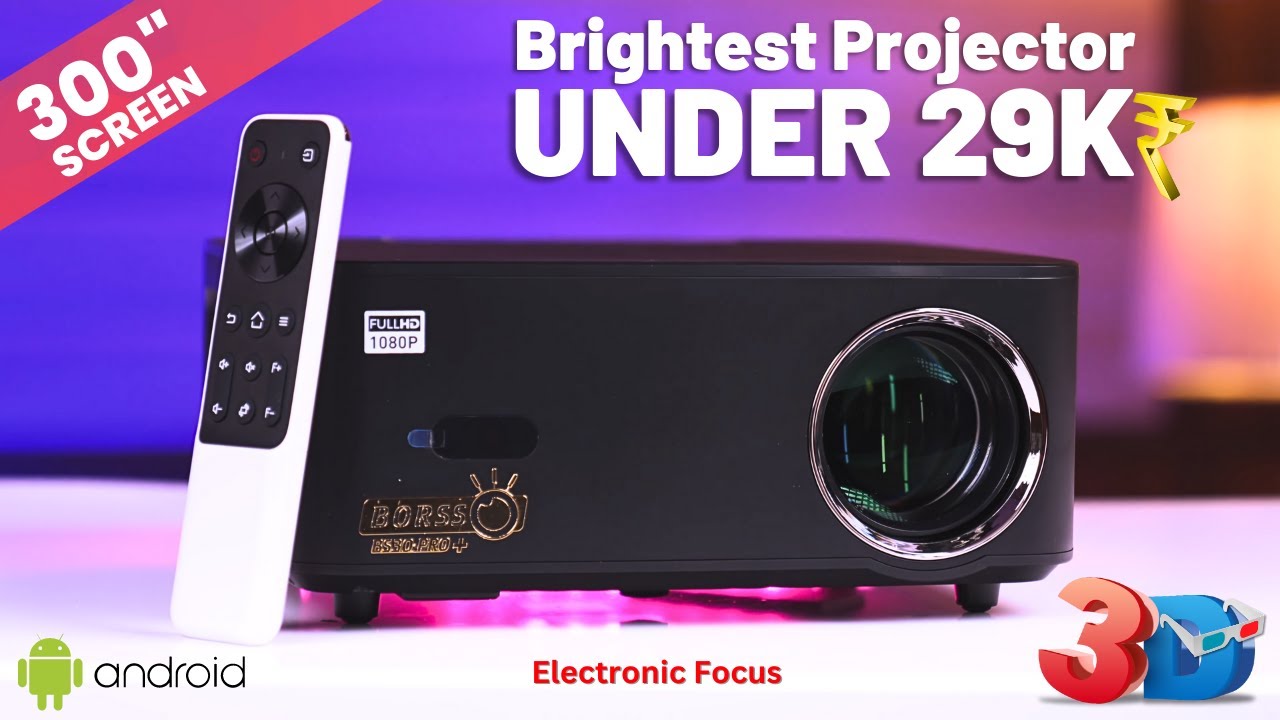 Top Best Projector 2023 Under 26000 🤑 Borsso BS30 Pro Plus Projector ...
