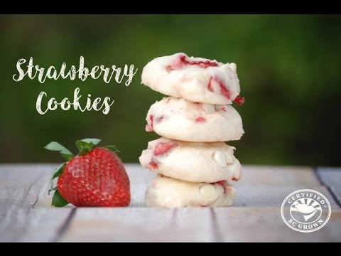 Certified SC Strawberry Cookie Recipe - YouTube