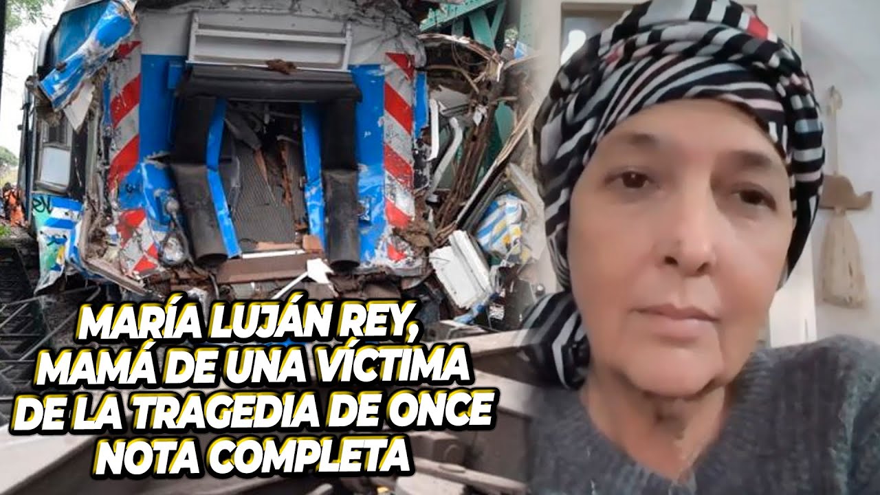 La palabra de María Luján Rey quien perdió a su hijo en la tragedia de ...