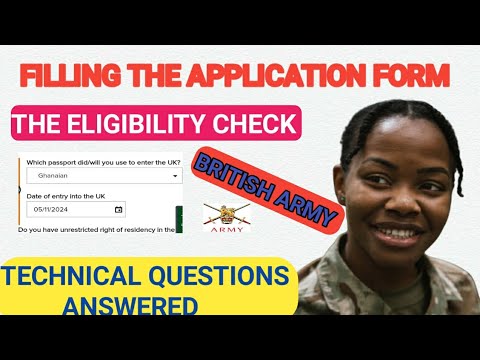 Update: How to fill the British Army application form 2024 ...