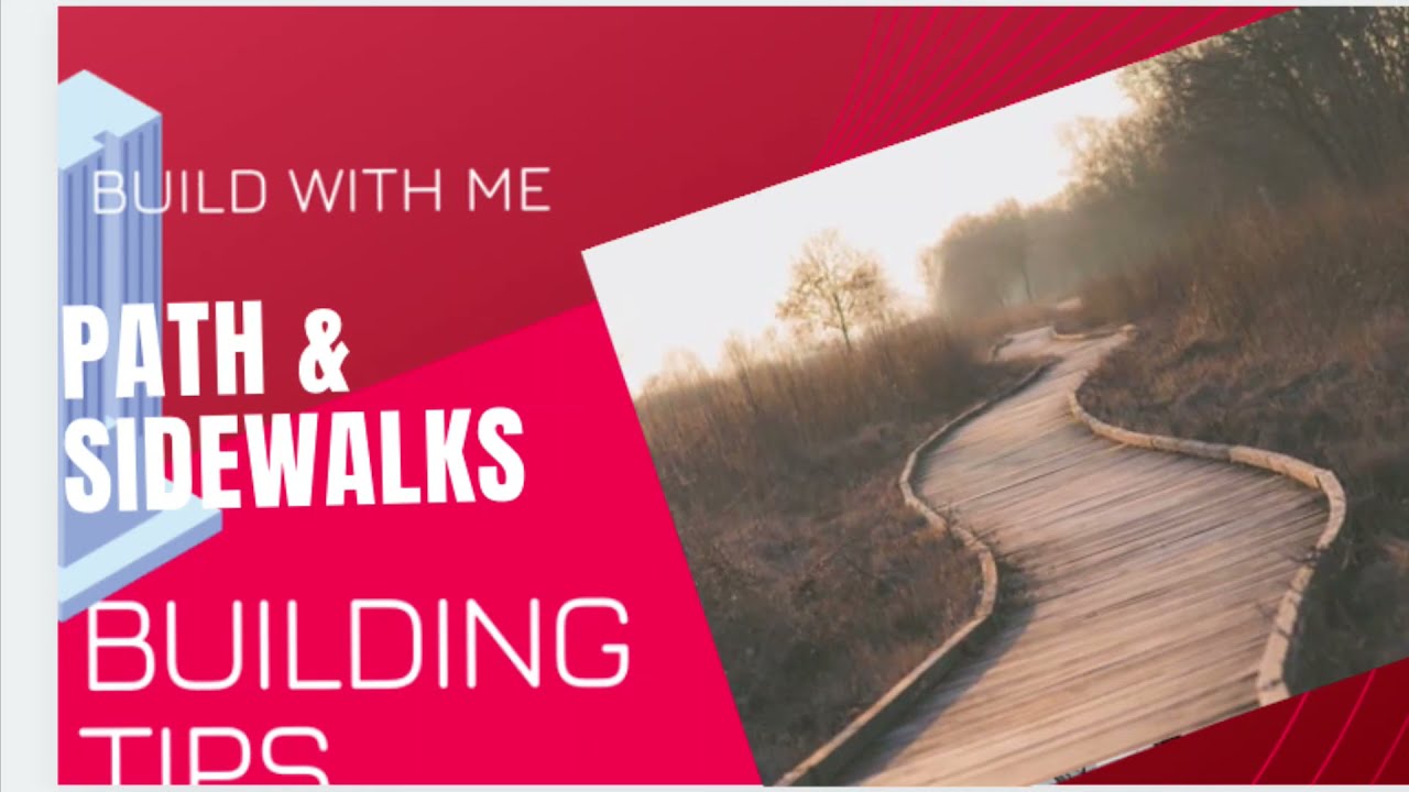 Path & Sidewalk Roblox Bloxburg - YouTube