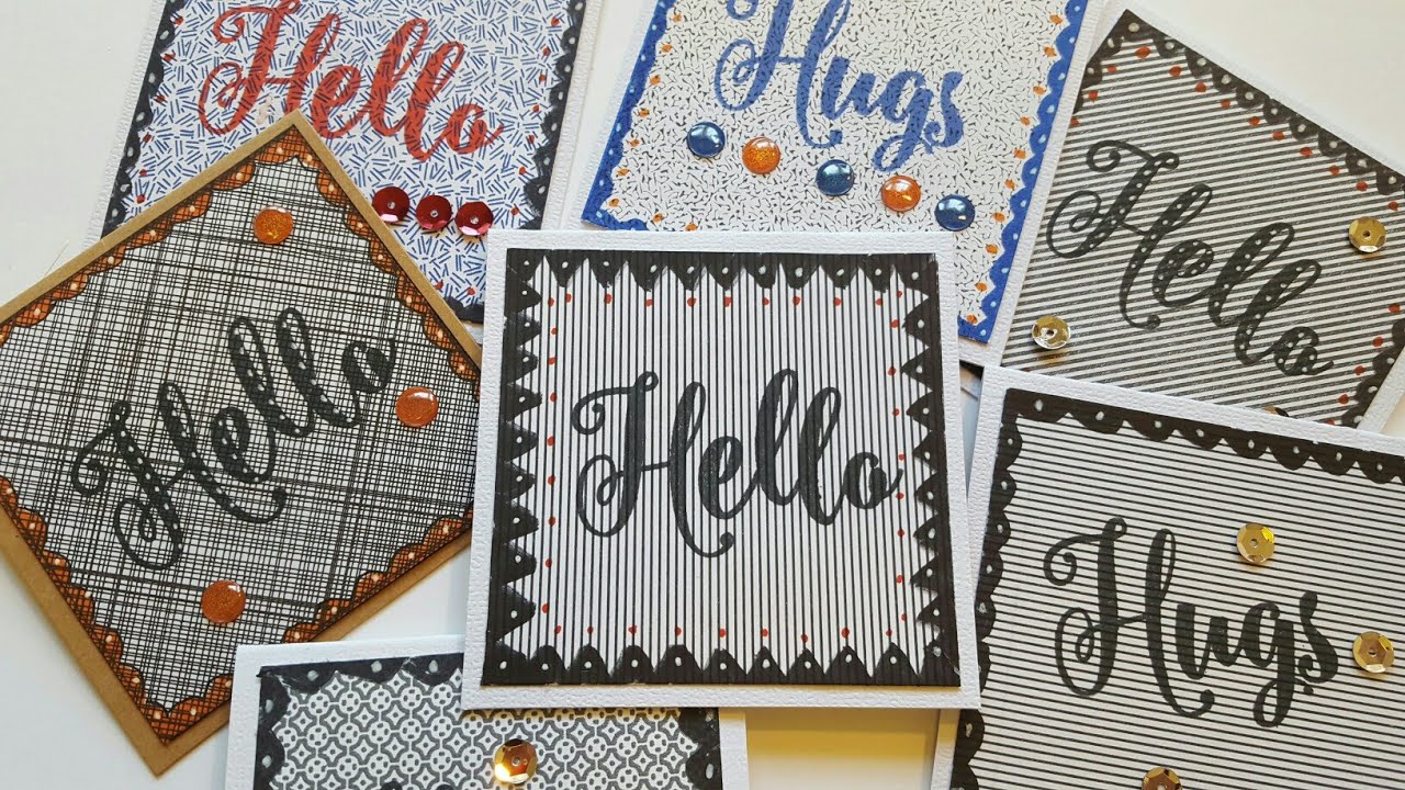 JUNK MAIL MINI CARDS | PAPER CRAFTING - YouTube