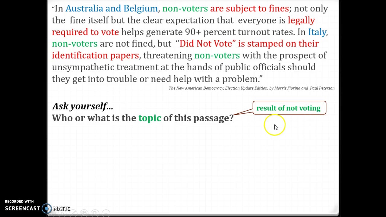Unstated Main Ideas in Paragraphs - YouTube