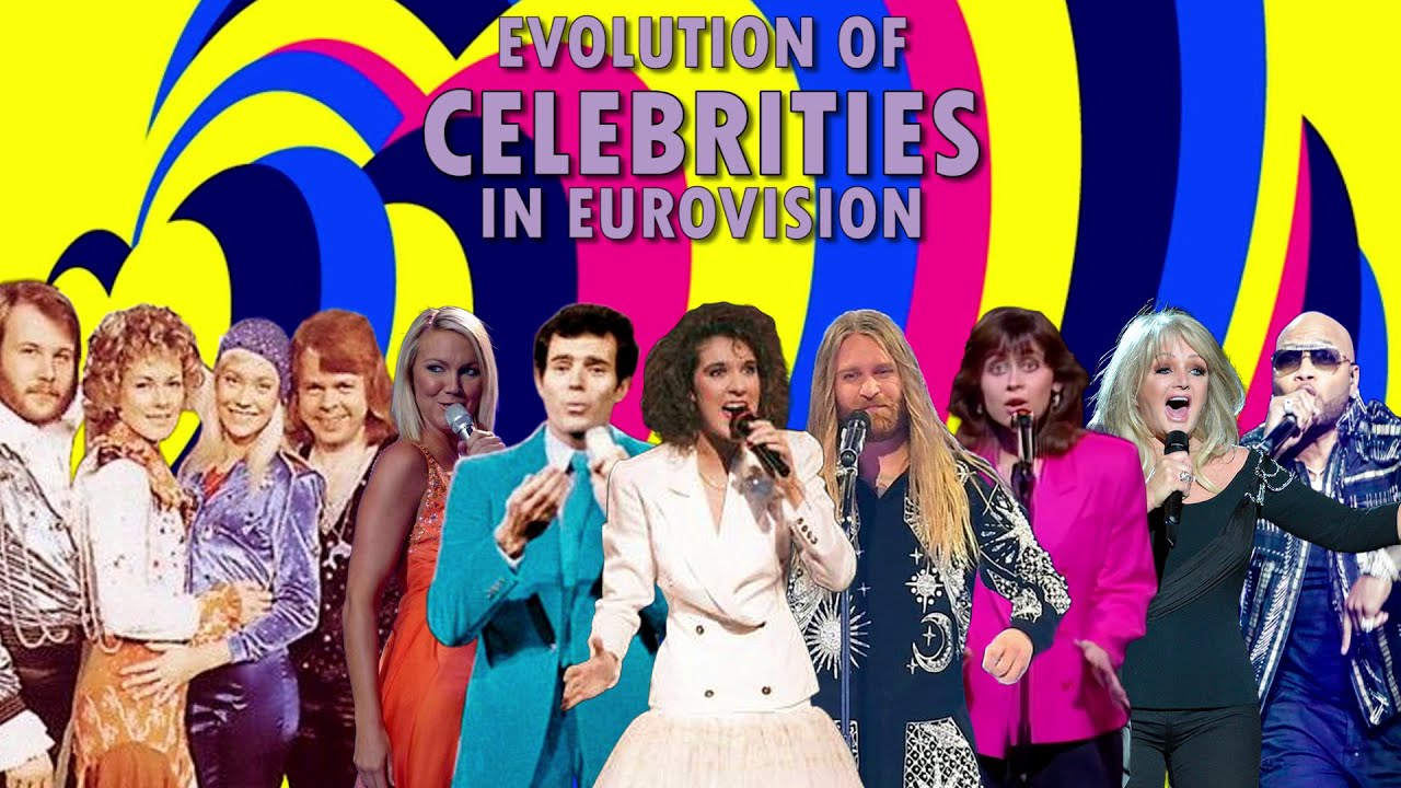 Evolution of CELEBRITIES in Eurovision (HD) - YouTube