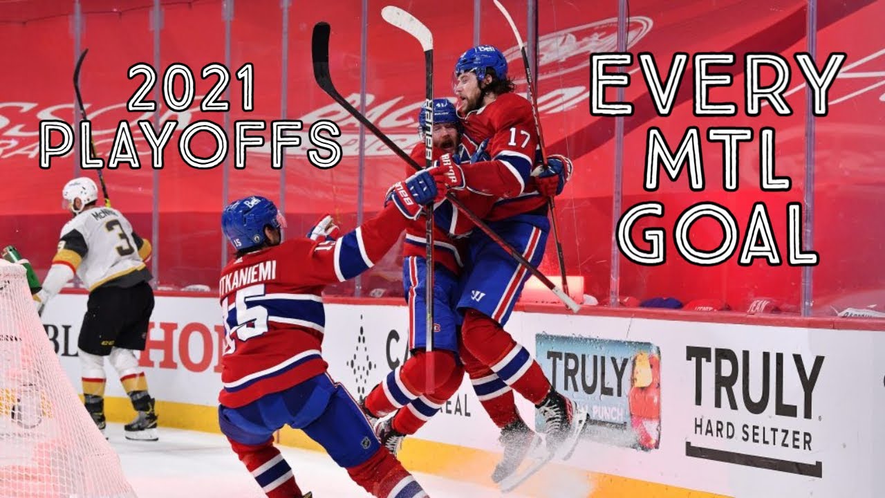 Montreal Canadiens All 2021 Playoff Goals - YouTube