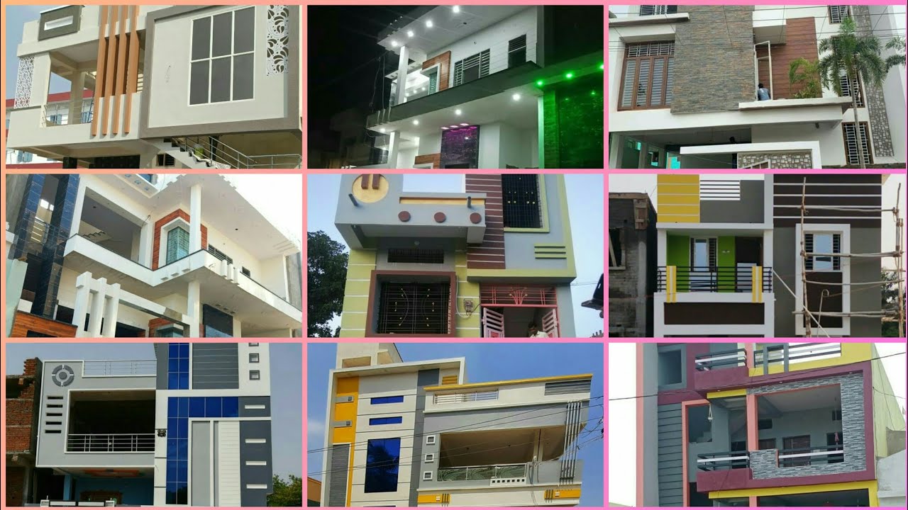 top elevation design ll plastering front modern design - YouTube