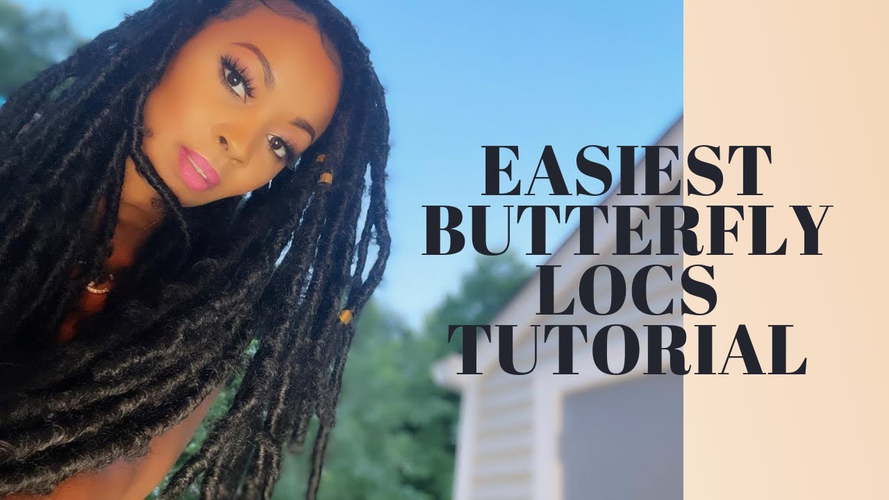 How to install Butterfly Locs for beginners. Crochet Method! - YouTube