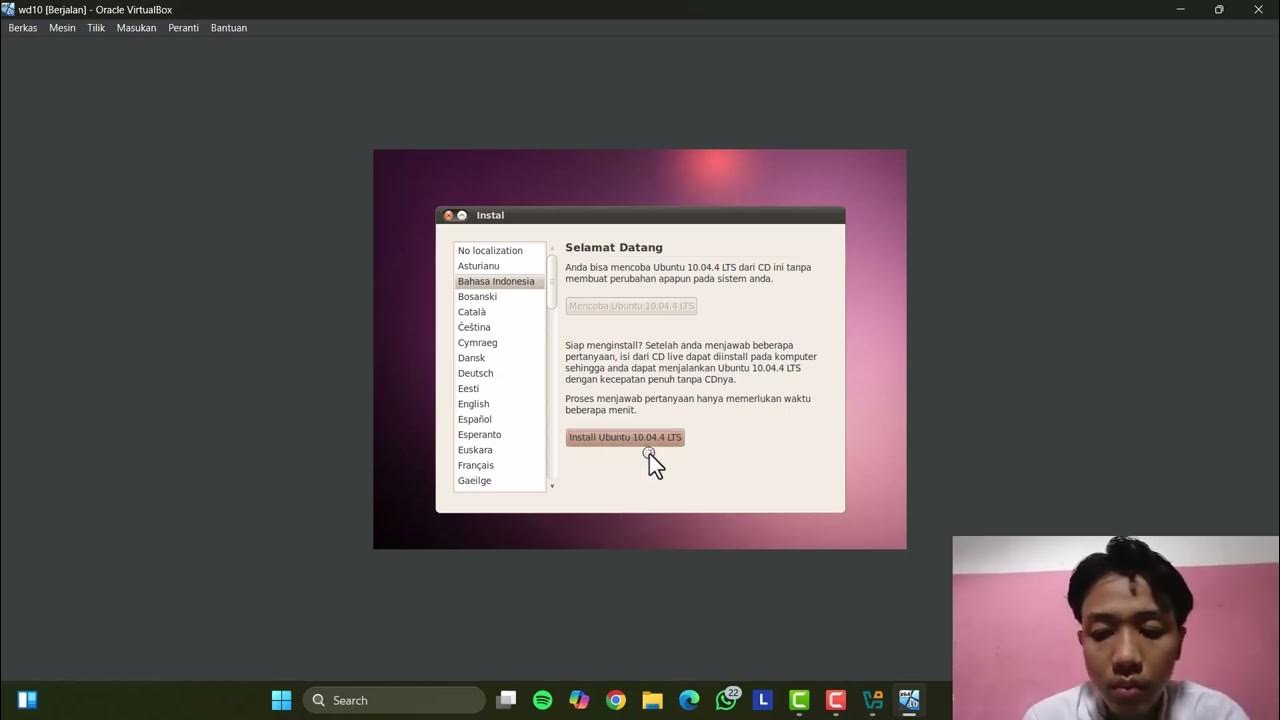TUTORIAL INSTALASI DUALBOOT WINDOWS 10 & LINUX UBUNTU - YouTube