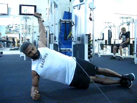 Side plank rear delt - YouTube
