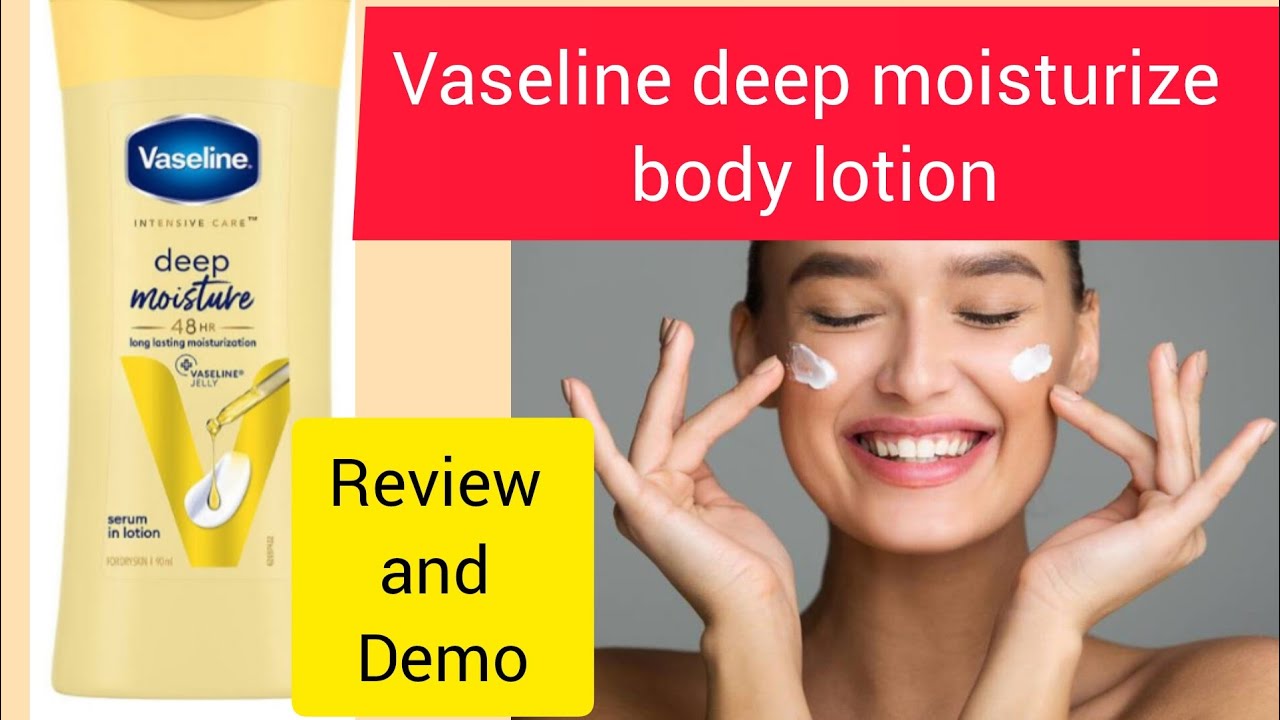 || Vaseline Intensive Deep Moisture Body lotion Review || Vaseline body ...