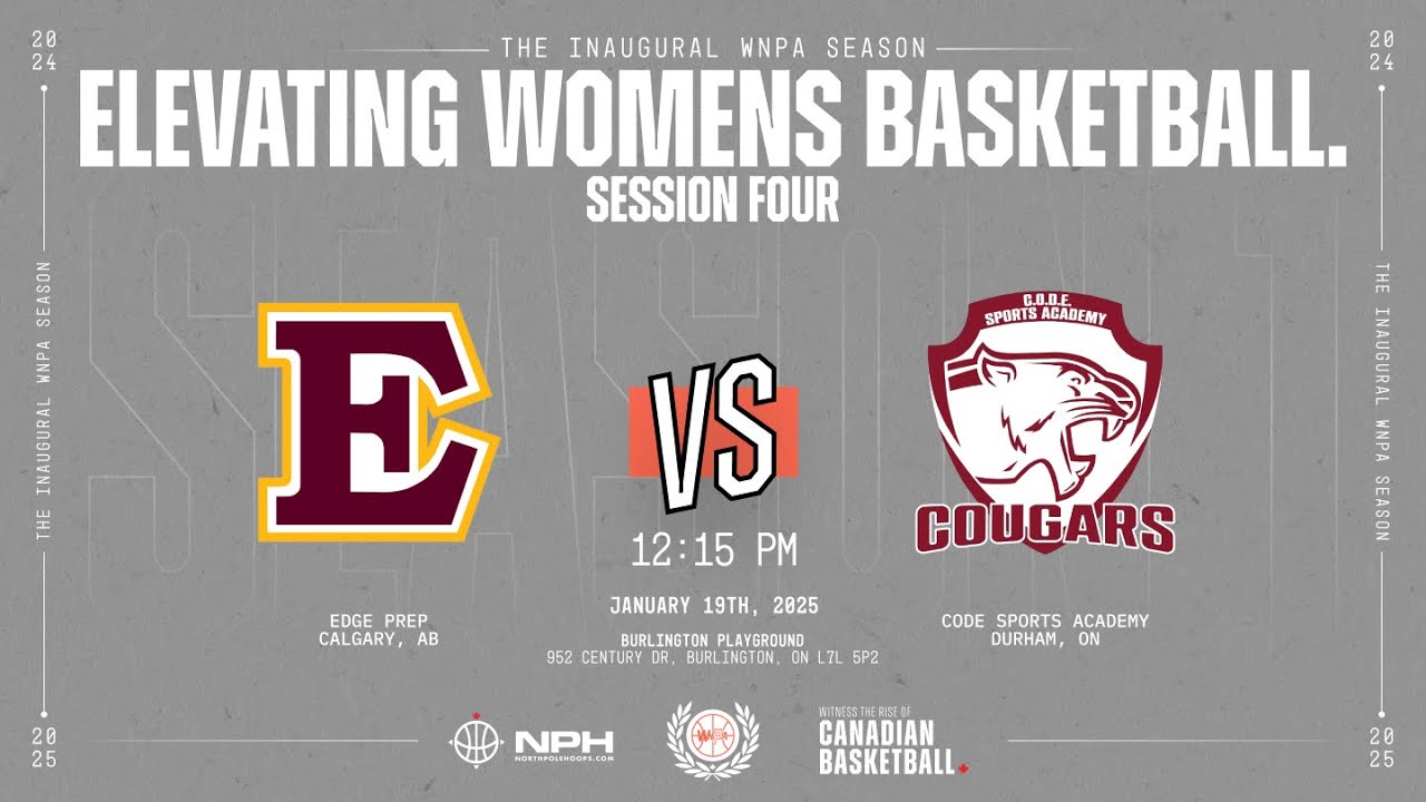 Edge Prep vs CODE Sport Academy | WNPA Session 4 - Season 6 - YouTube