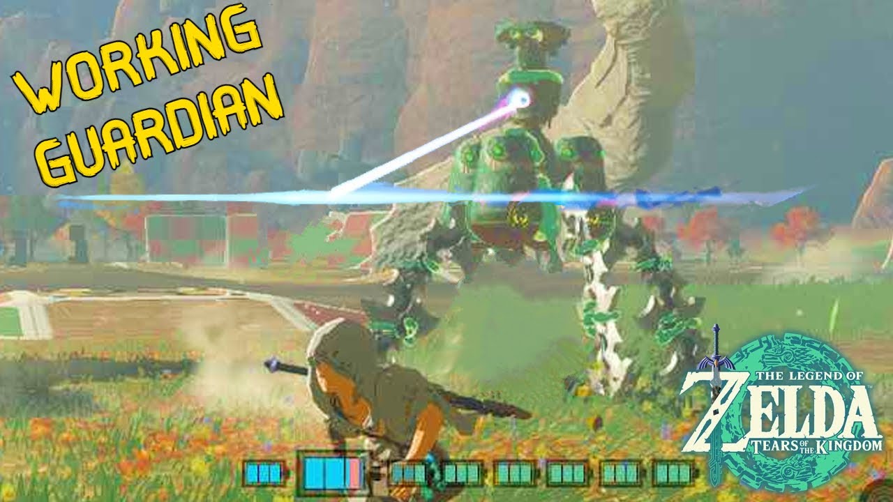 Zelda TotK working Guardian - YouTube