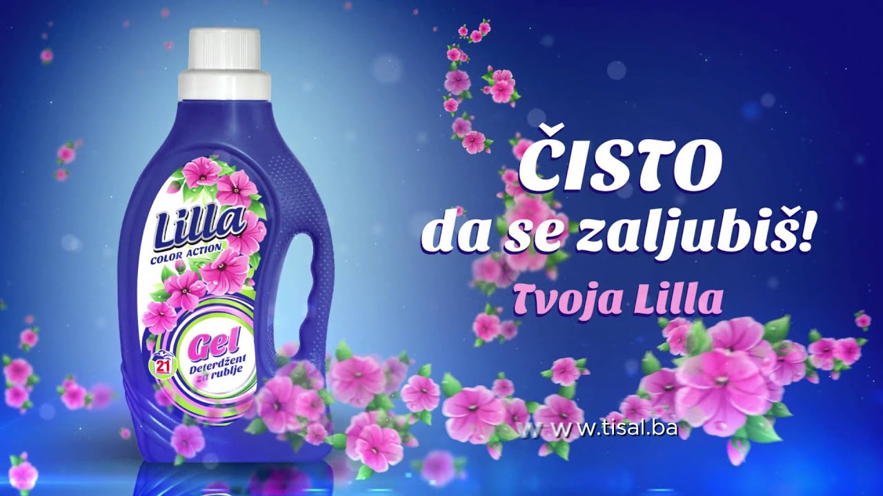 Lila tekući deterdžent - HD TV Reklama od 9 sekundi EZ d.o.o. - YouTube