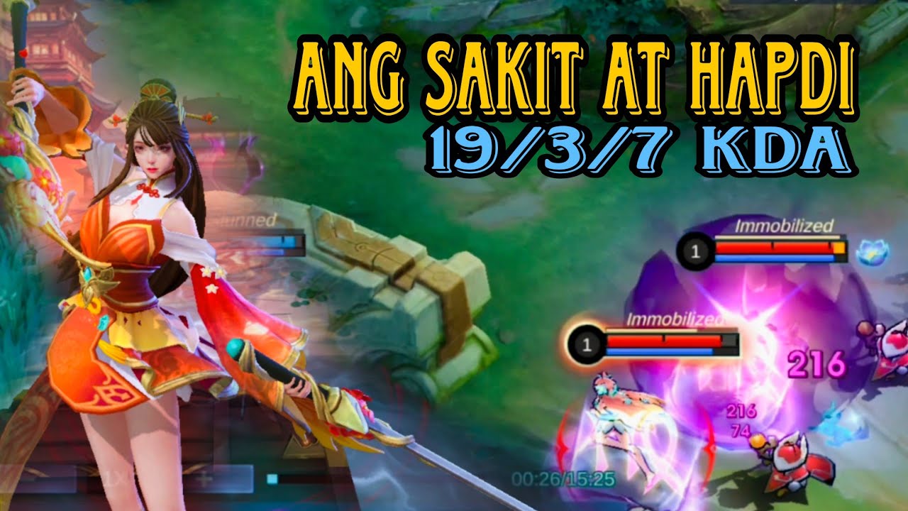 ANG HAPDI AT SAKIT NI ODETTE | 19/3/7 KDA ODETTE GAME PLAY #mlbb # ...
