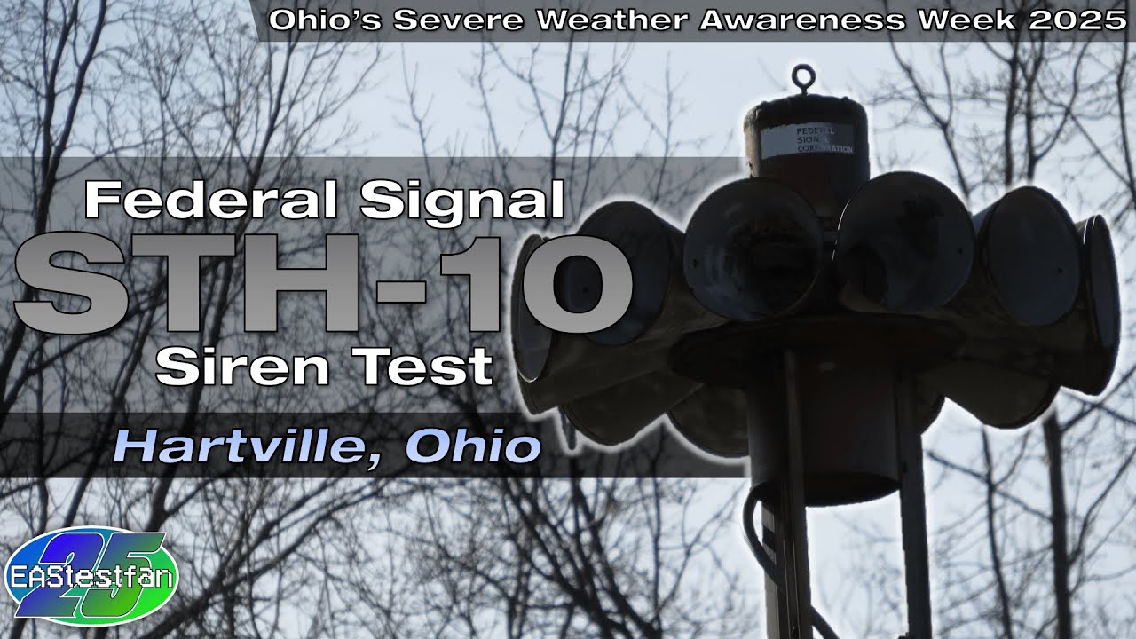 Federal Signal STH-10 Siren Test (Full Alert) - Hartville, OH - YouTube