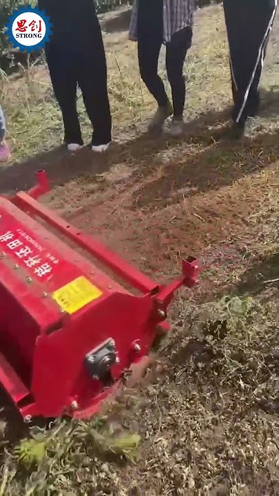 25HP Mini Crawler Tractor with Weed Crushing and Returning Machine #minicultivator #rotarytiller ...