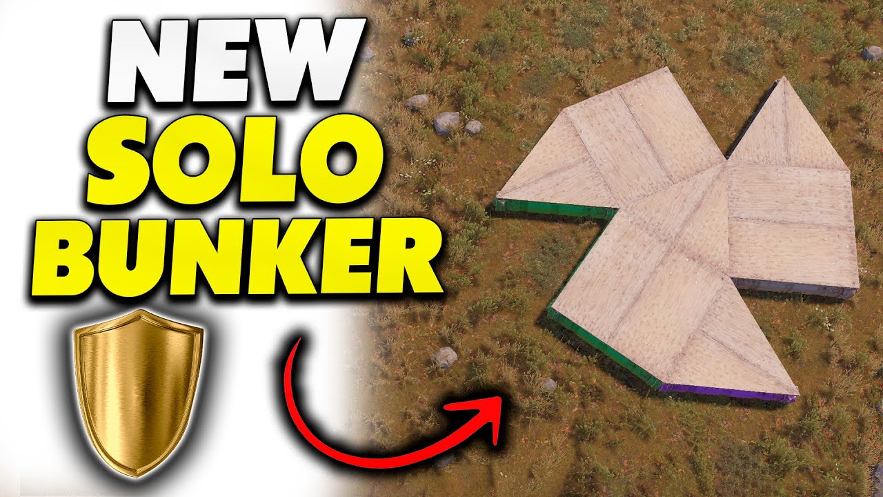 NEW SOLO BUNKER in Rust 2025 | Rust Building Tutorial - YouTube
