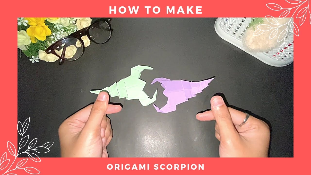 Easy Origami Scorpion | How To Make Paper Scorpion Step by Step - YouTube