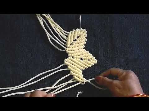 New Macrame Leaf Design || Macrame Leaf pattern || - YouTube