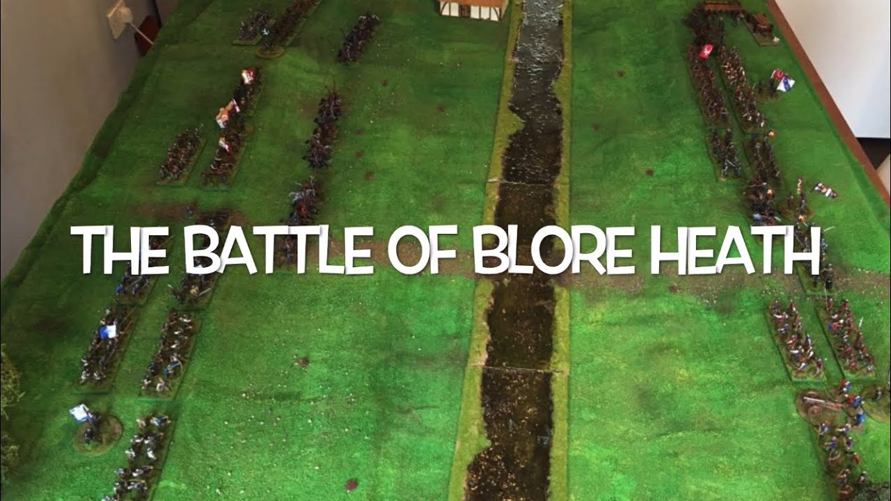 The Battle of Blore Heath 1459 - Big 28mm Billhooks Game - YouTube